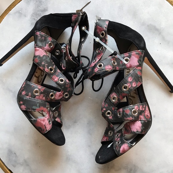 Sam Edelman | Shoes | Phoebe Leather Sam Edelman Heels | Poshmark